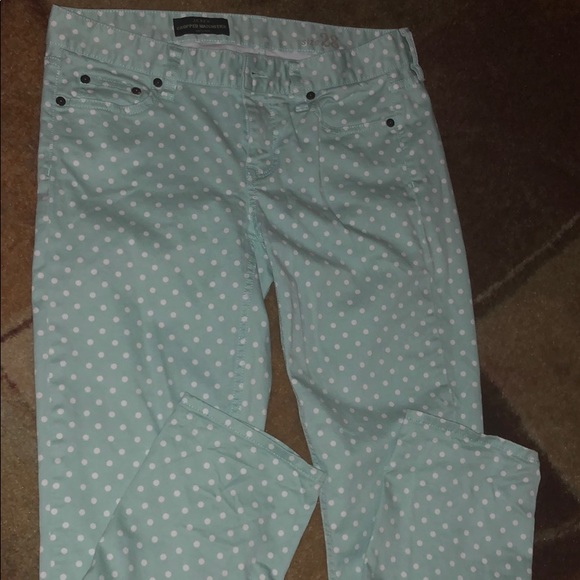 J. Crew | Jeans | Jcrew Cropped Matchstick Polka Dot Jeans | Poshmark